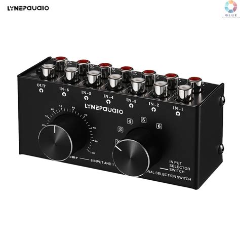 Bc Lynepauaio 6 In 2 Out Audio Switcher Two Way Audio Signal