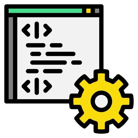 Code Optimisation Generic Outline Color Icon