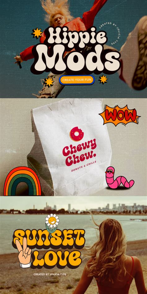 Hippie Mods Font · 1001 Fonts