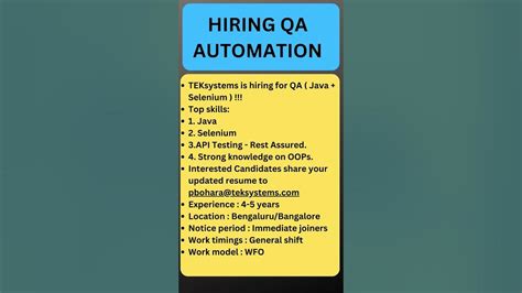Testing Jobs Automation Testing Testingjobs Youtube