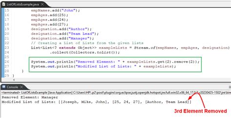 List Of Lists In Java How To Create Iterate And Access It