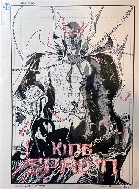 King Spawn 12 Cover The Green Room Comic Art