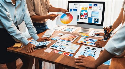 premium photo creative frontend developer brainstorming ui design