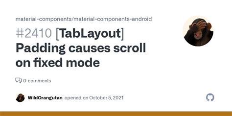 [tablayout] padding causes scroll on fixed mode · issue 2410