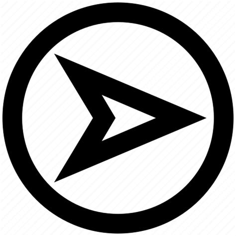 Compass Direction Location Map Navigation Pointer Right Arrow Icon