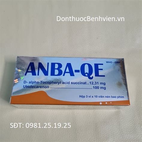 Viên Uống Thuốc Anba Qe Hộp 30 Viên Donthuocbenhvienvn