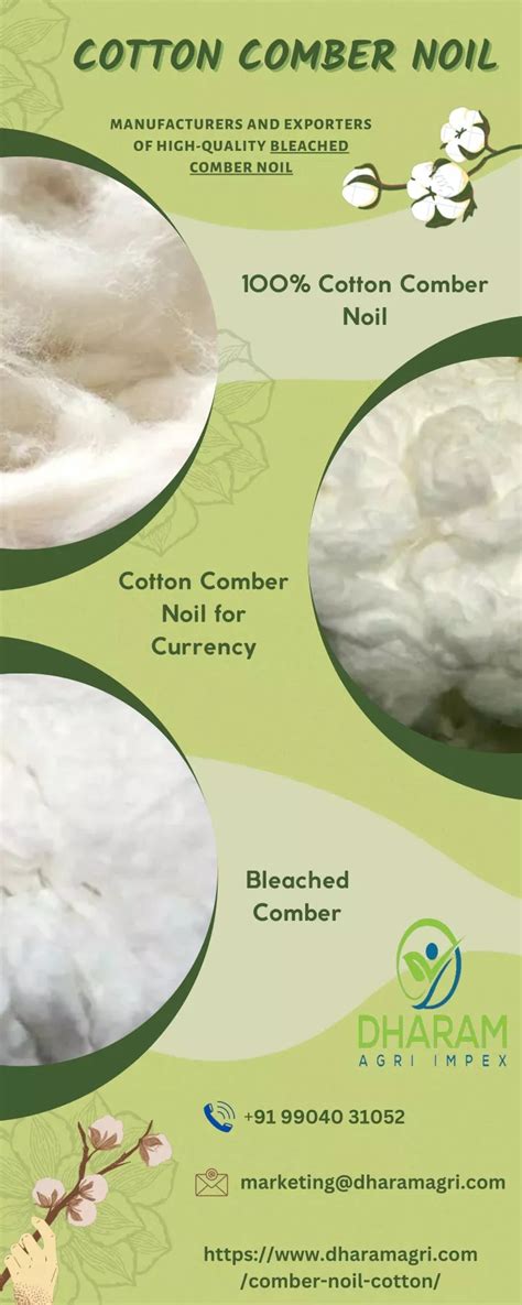 Ppt Cotton Comber Noil Powerpoint Presentation Free Download Id