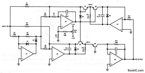 True Rms Detector Amplifier Circuit Circuit Diagram SeekIC Com