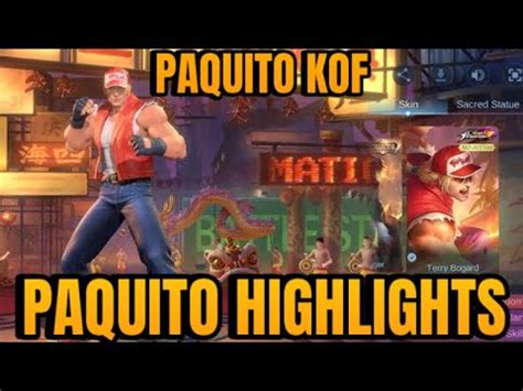 Paquito Highlights | Paquito New Kof Skin - YouTube
