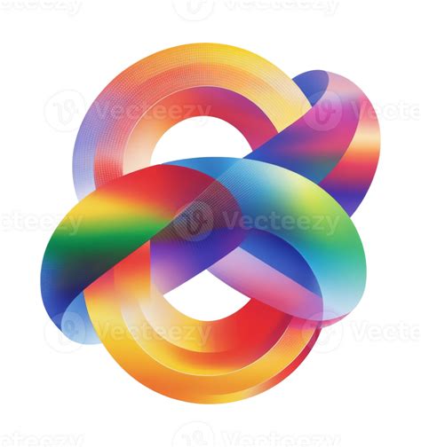 Colorful Abstract Design Showcasing Curved Shapes 54473178 Png