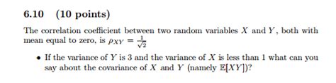 solved the correlation coefficient between two random