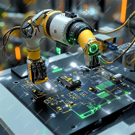 A Visual Representation Of A Robot Controlling System With Sensors And Actuators Premium Ai