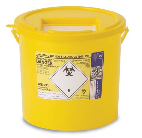 Sharps Box 11 5ltr ProTrainings Health And Safety Store