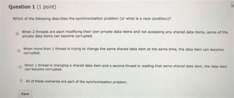 Solved Save Question 7 1 Point If There Are 2 Different