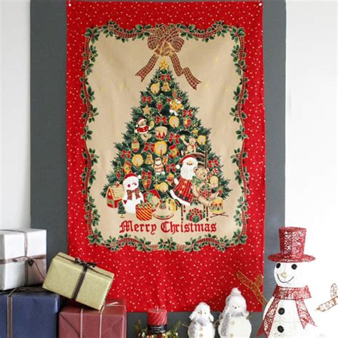 레트로 크리스마스 트리 패브릭 포스터 2type 이랜드몰