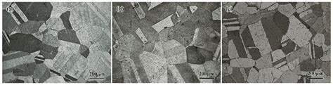 Optical Microscope Om Images Showing The Original Microstructures Of