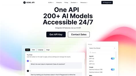 ai ml api access 200 models for rapid ai integration futureen