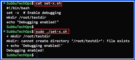 Error Handling In Shell Scripting