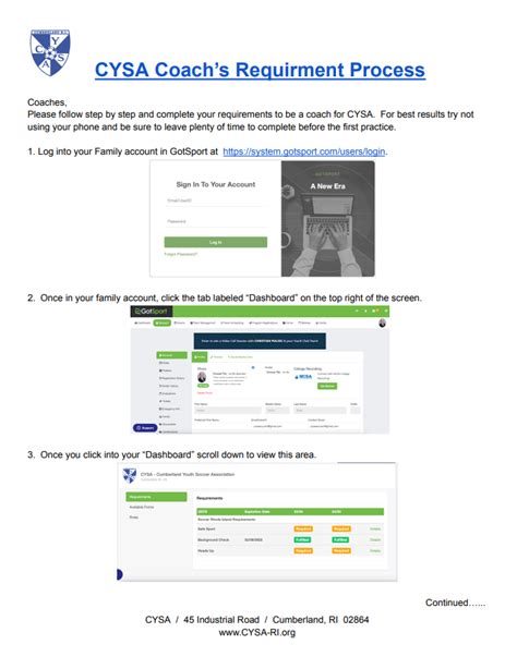 Cysa Coach General Training And Certifications Cysa