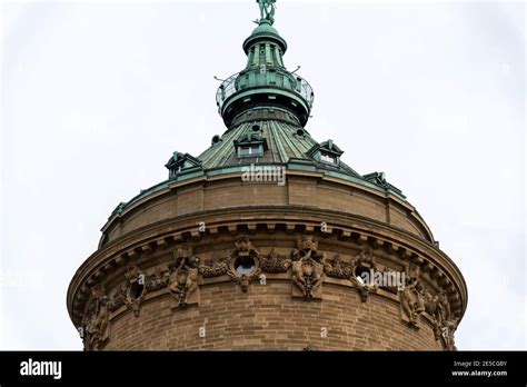 Water Tower Landmark Wasserturm In Mannheim Baden Wuerttemberg