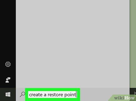 How To Create A System Restore Point With Pictures WikiHow Tech
