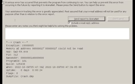 Getting This Crash In Guild Wars 2 On Launch Rsteamdeck