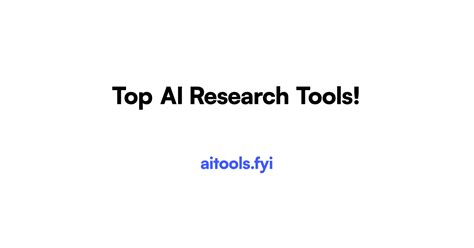 top ai research tools on aitools fyi
