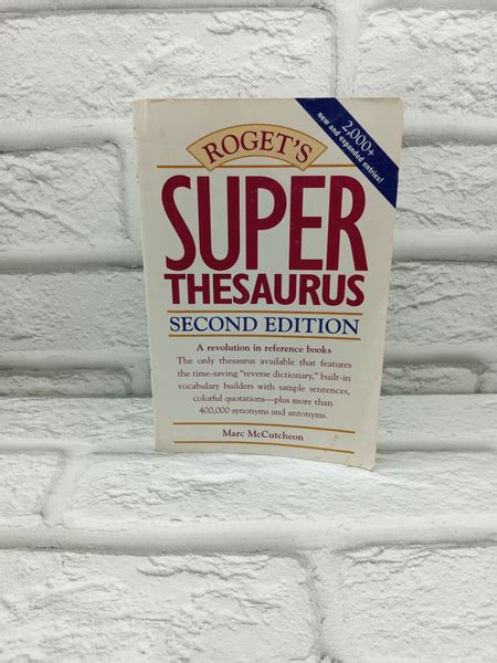 Rogets Super Thesaurus Marc Mccutcheon Супер Тезаурус Роже Марк