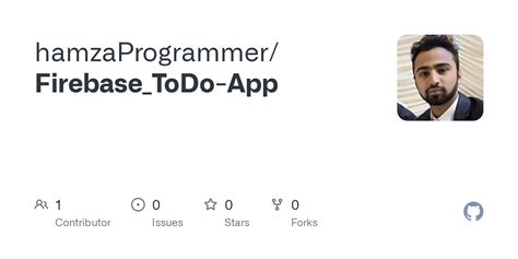 GitHub HamzaProgrammer Firebase ToDo App