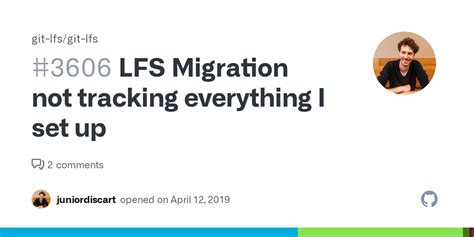 Lfs Migration Not Tracking Everything I Set Up · Issue 3606 · Git Lfs