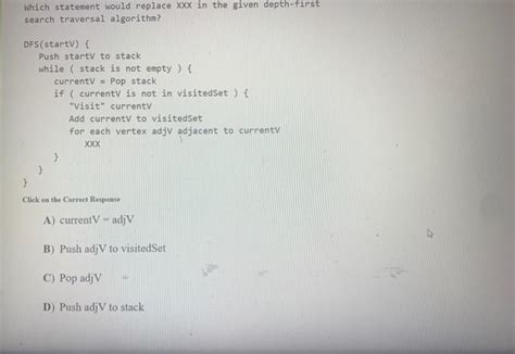 Solved Which Statement Would Replace XXX In The Given Chegg
