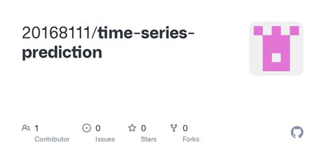 GitHub Time Series Prediction