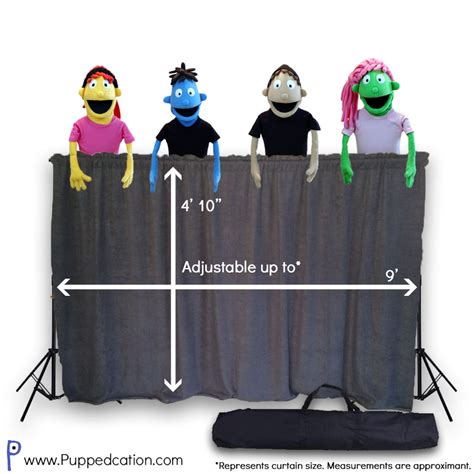 Classroom Puppet Stage Portable Tripod Puppet Theater Wbag Etsy