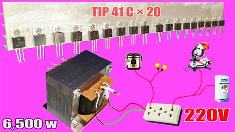 I Show You How To Make A Simple Inverter With Tip41c Creative Prodigy 22 Youtube