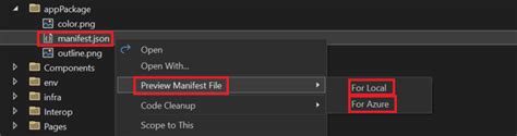 Customize App Manifest In Teams Toolkit Teams Microsoft Learn