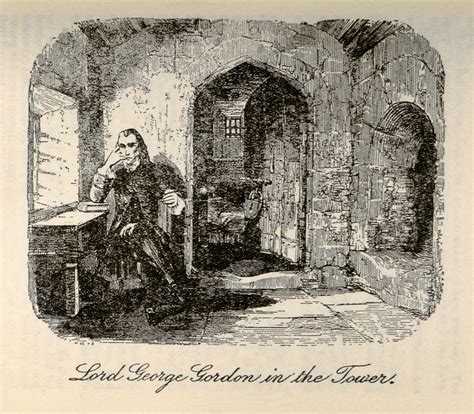 Lord George Gordon In The Tower From Barnaby Rudge By Charles Dickens