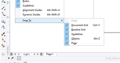 Menempatkan Posisi Objek Dengan Fungsi Snap To Pada Coreldraw ~ Xmedia Tutorial Brother Production