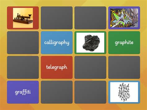 Port And Graph Root Word Picture Match Matching Pairs