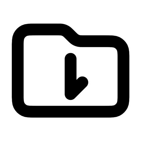 Folder Arrow Down Vector Svg Icon Svg Repo