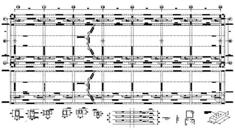 Drawings Details Of RCC Structural Blocks D View Autocad Software File