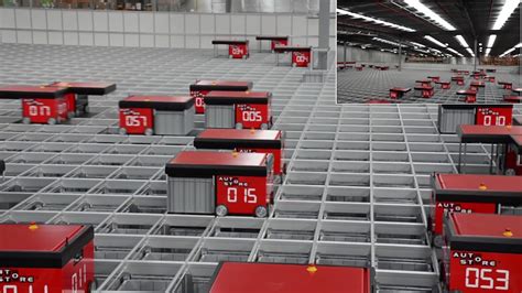 Autostore Robot Picking And Packing System Youtube