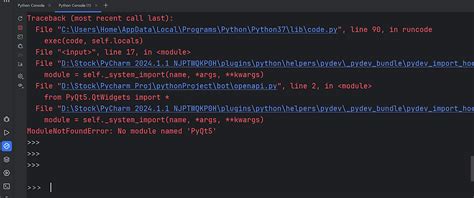 파이썬 pyqt5를 찾을 수 없는 에러 해결 방법 modulenotfounderror no module named pyqt5