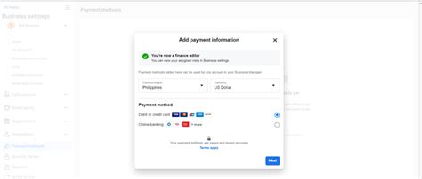 Setup Payment Method For Whatsapp Business Wpcargo Track And Trace System