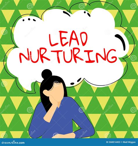 Handwriting Text Lead Nurturing Business Approach Method Of Building A Relationship With