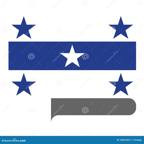 Flag Horizontal Shape Pointer For World Map Cartoon Vector