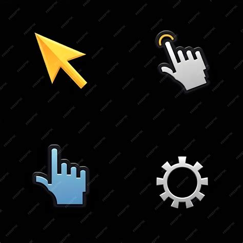 arrow cursor vector vector cursor icon arrow pointer vector vector