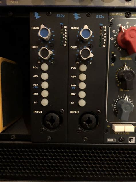 API 512V 500 Series Mic Preamp Module Pair Reverb