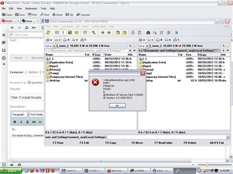 TINA TI Install Trouble Simulation Hardware System Design Tools Forum Simulation