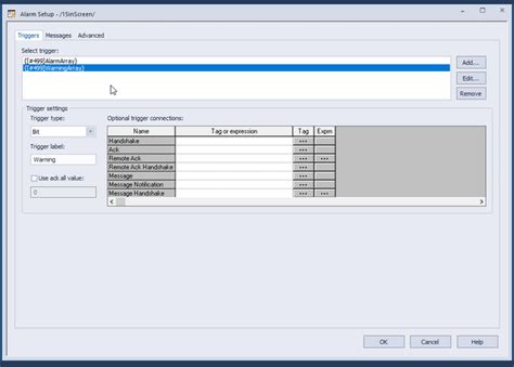 Factorytalk Me V13 Parameterize Alarm Triggers R Plc