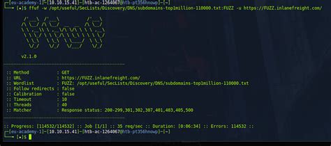 Sub Domain Fuzzing Problem Question Academy Hack The Box Forums